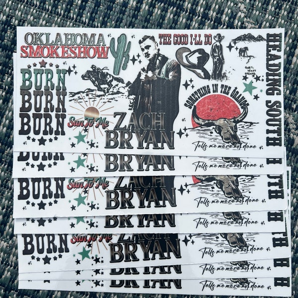Zach Bryan Stickers - Etsy