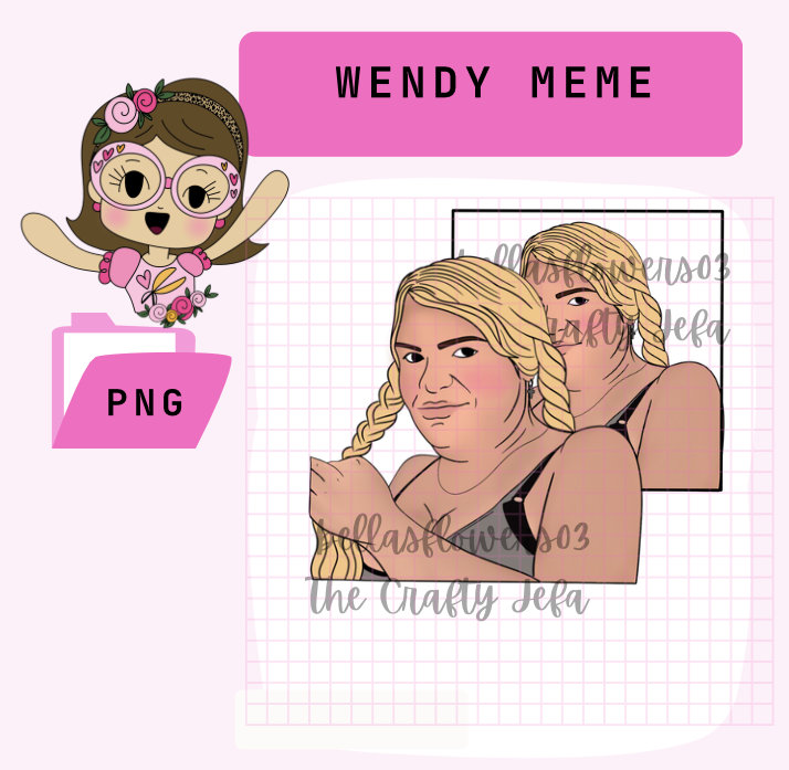 Wendy, La Casa De Los Famosos, Guevara, Meme - Etsy