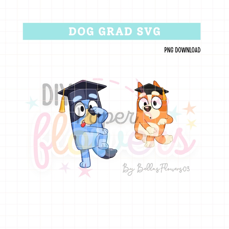 Bluey Graduation Cap - Etsy