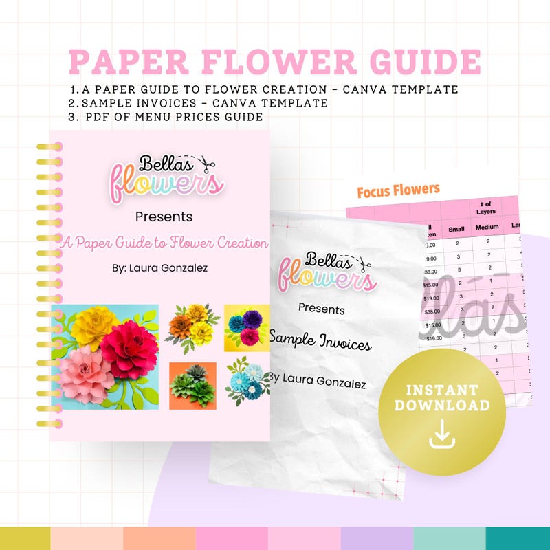 Paper Flower Bud Holder - Etsy