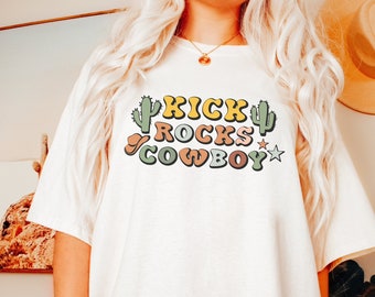 Kick Rocks Cowboy Shirt - Etsy