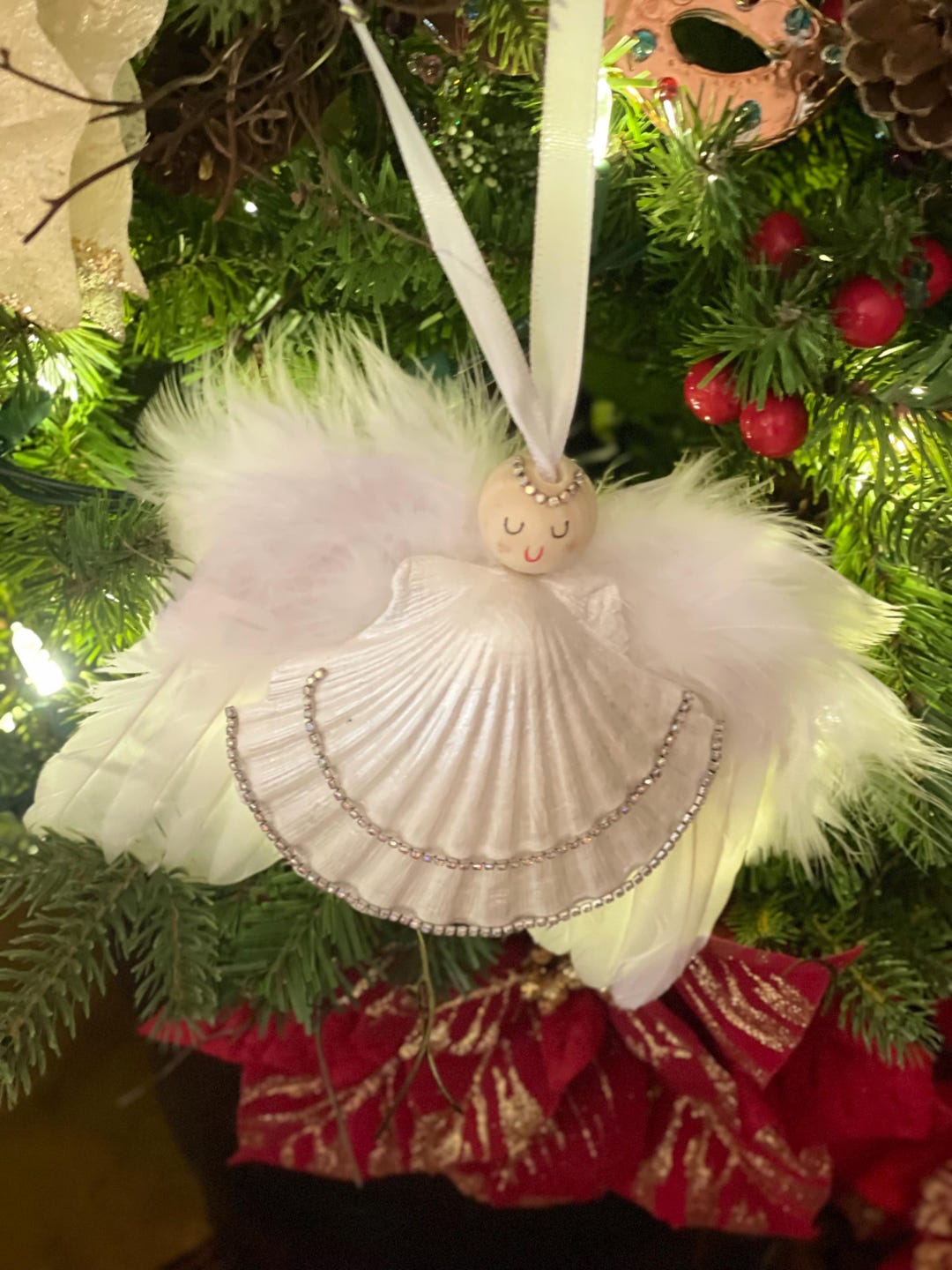 Angel Shell Ornaments - Etsy