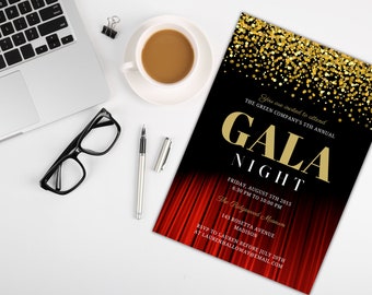 Gala Night Invitation - Etsy