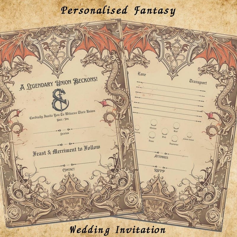 Dungeons and Dragons Wedding - Etsy