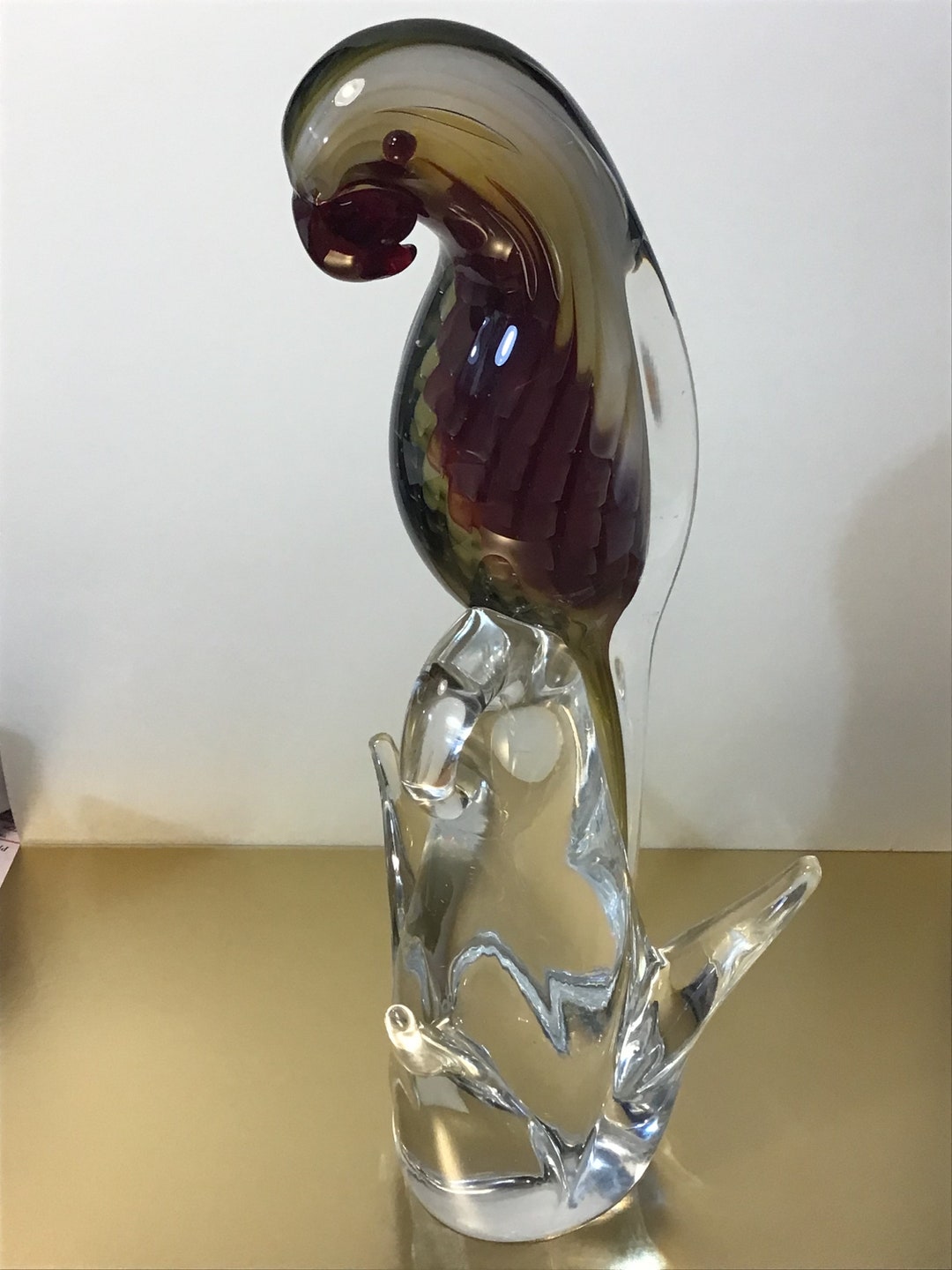 Murano Glass Parrot. Beautiful Color and Detail. - Etsy