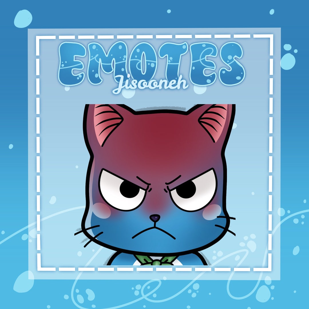 Happy Fairy Tail Mad Emote Twitch Cute Happy Mad Emote Twitch, Kick ...
