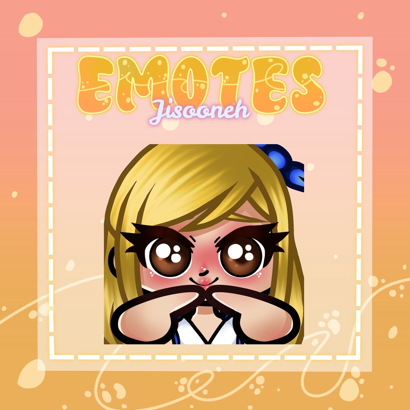 Fairy Tail Lucy Shy Emote Twitch, Discord, Kick, Youtube Lucy Shy Emote ...