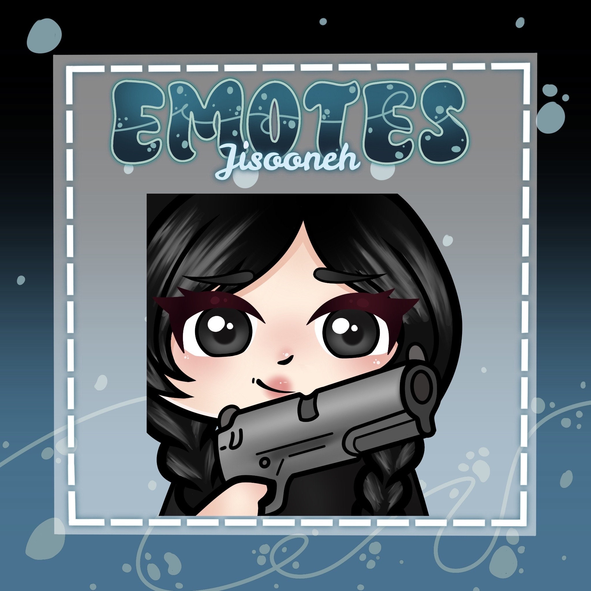 Wednesday Addams Emotes Pack Wednesday Addams Emotes Twitch, Discord ...