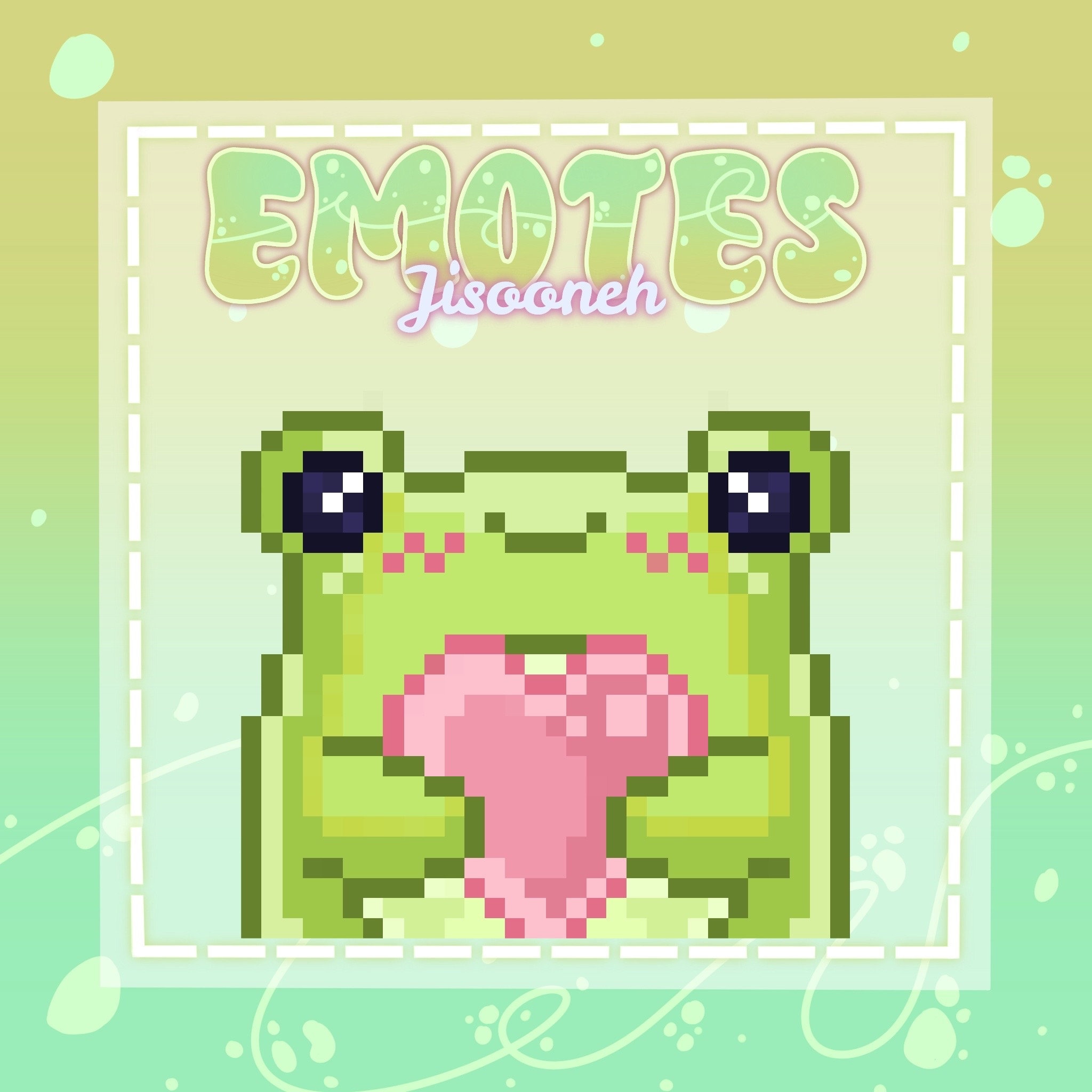 Pixelart Heart Frog Emote Pixelart Emote Twitch Pixelart Frog Emote ...