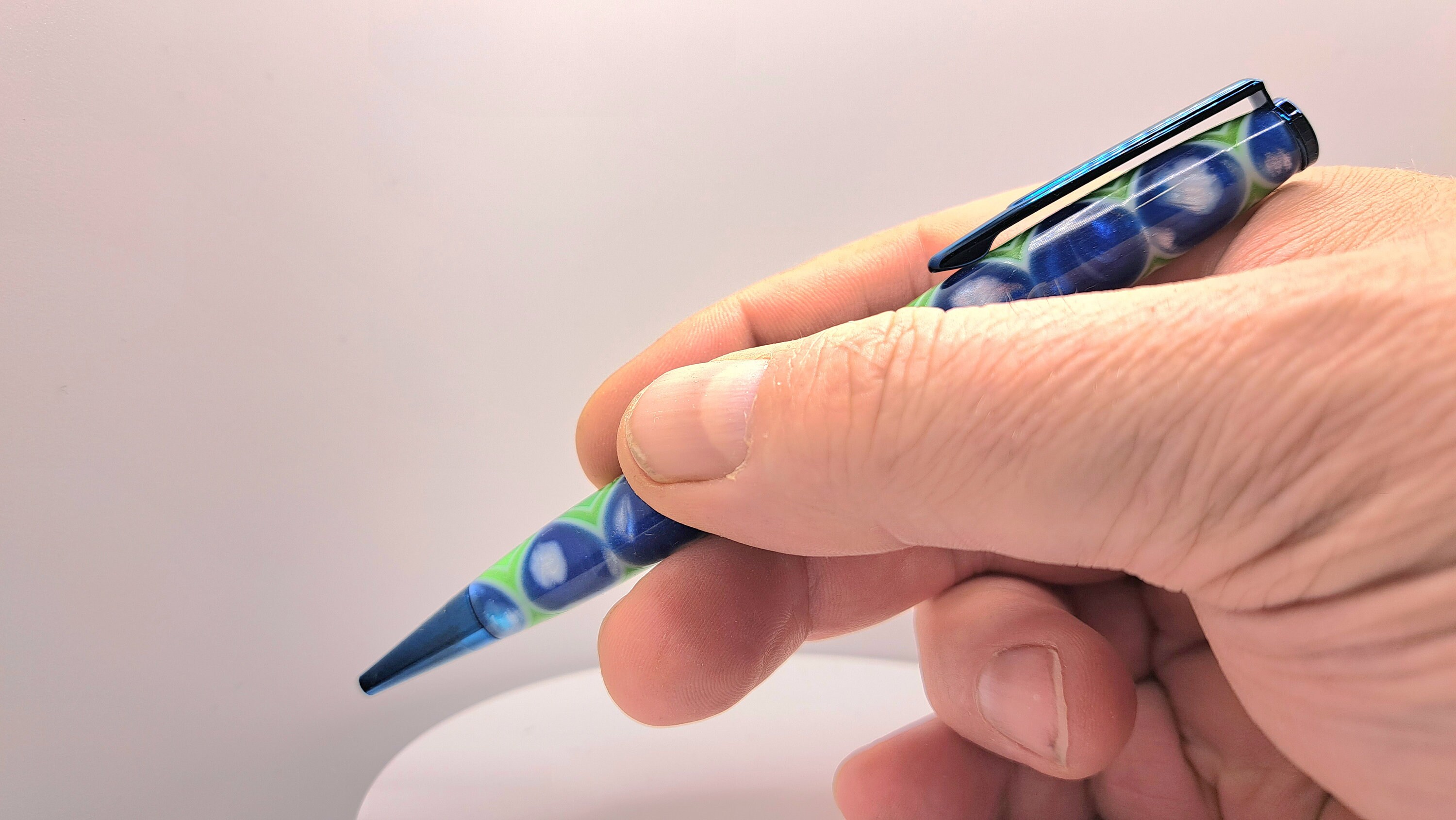 Handcrafted lucky Diamond 3d Printed Resin Twist Pen Executive ...