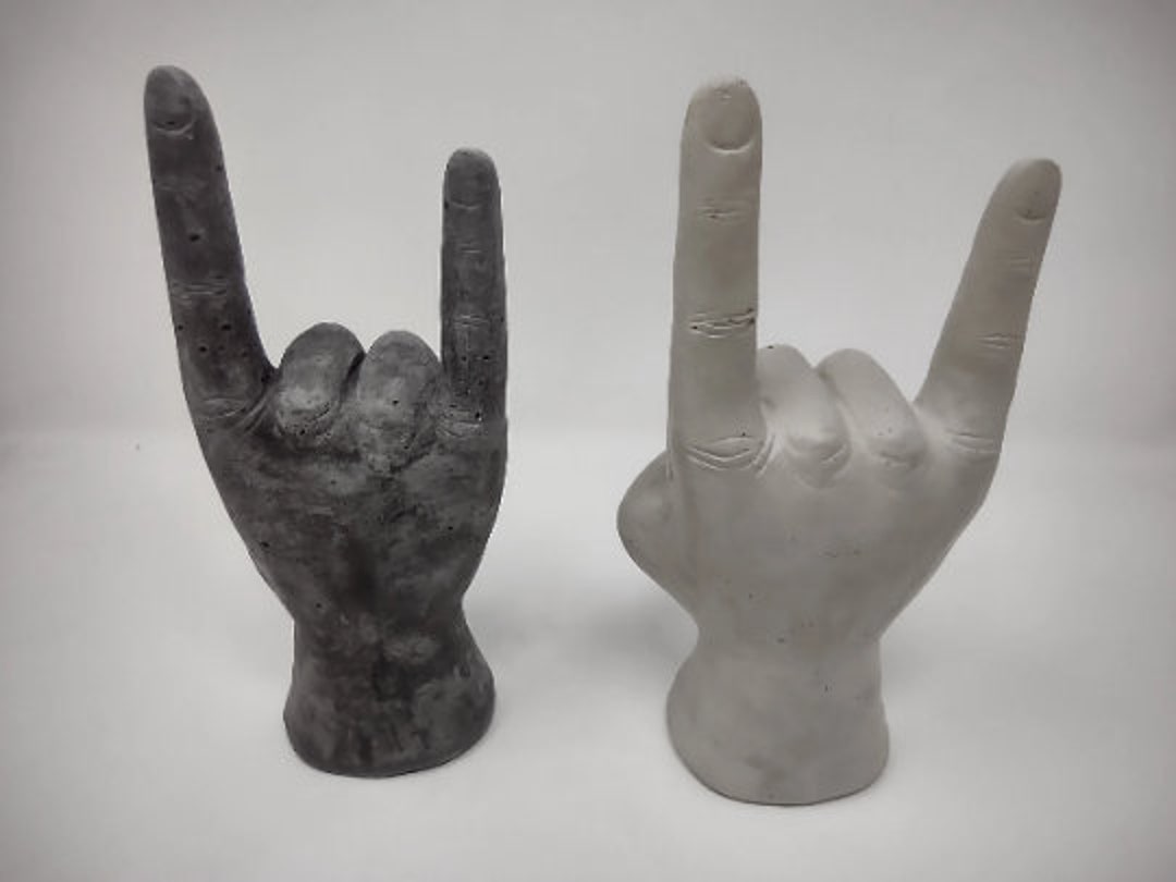 Concrete Hand, Rock Hand, Cement Love Hand Gesture, Industrial Music ...