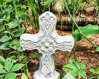 Cross Garden Statue - Etsy