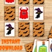 Halloween Matching Card Game Kids and Toddlers, Instant Download ...