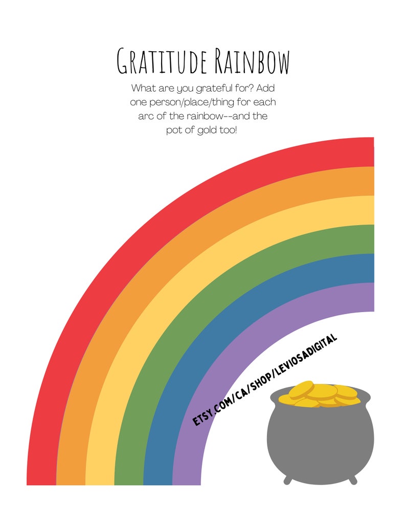 Gratitude Worksheet, Gratitude Journal, Weekly Journal, Instant ...