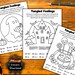 Feelings Coloring Worksheet Halloween, Therapy Tool, Printable ...