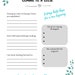 Therapy Termination Worksheet, Instant Download, Counselling Template ...