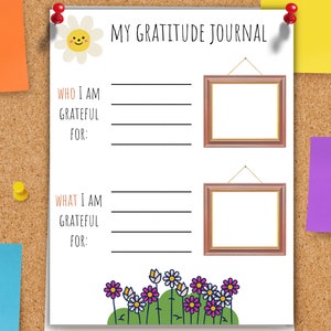 Gratitude Worksheet Kids, Gratitude Activity, Social Emotional ...