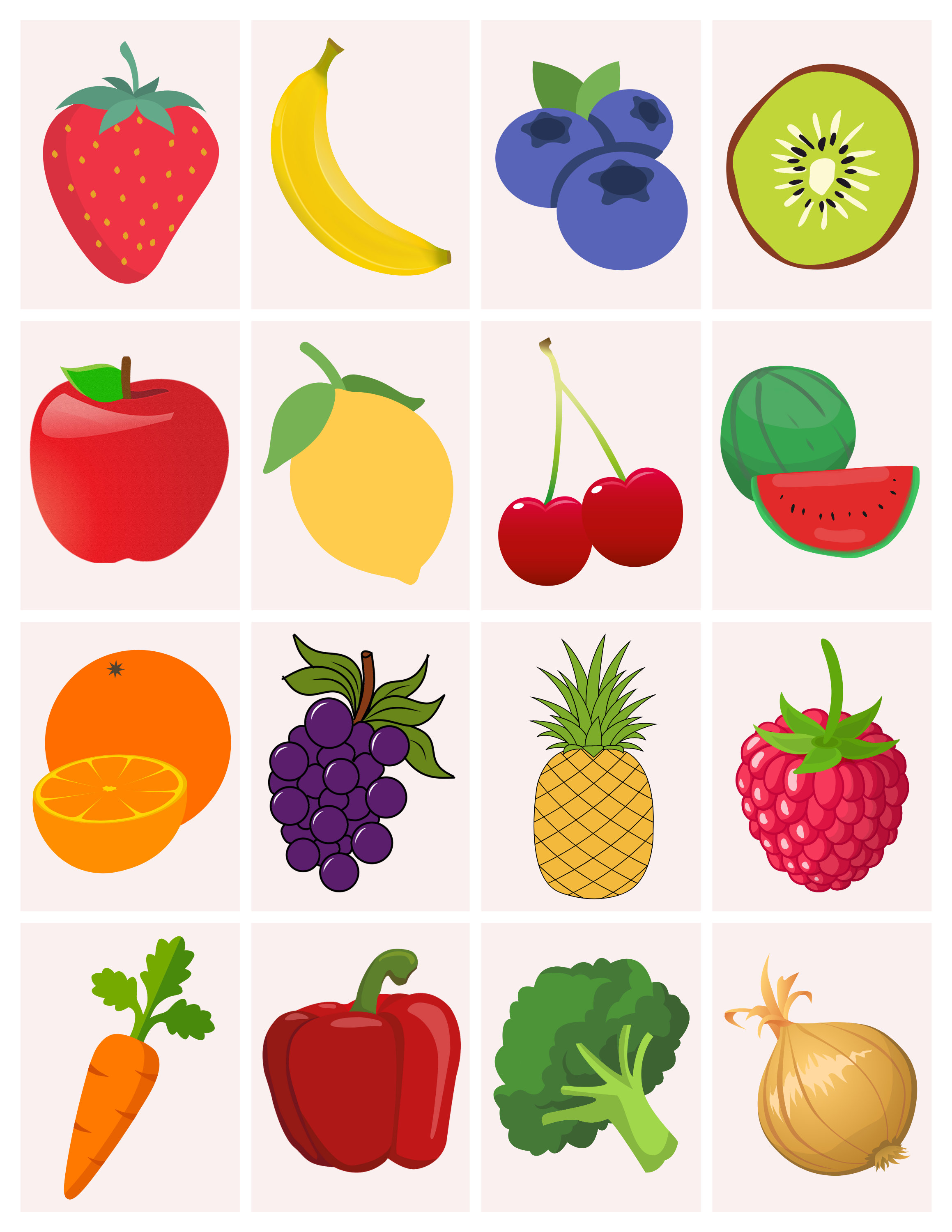 Grocery Helper Visual Food Cards, Toddler Learning, Parenting Tool ...