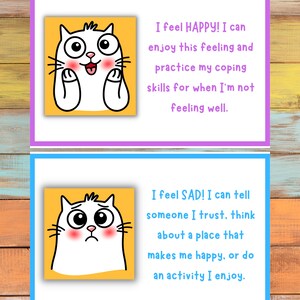 Emotion Coping Cards and Poster for Young Kids, Emotional Learning ...