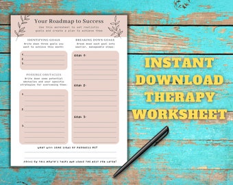 Therapy Termination Worksheet Instant Download Counselling - Etsy
