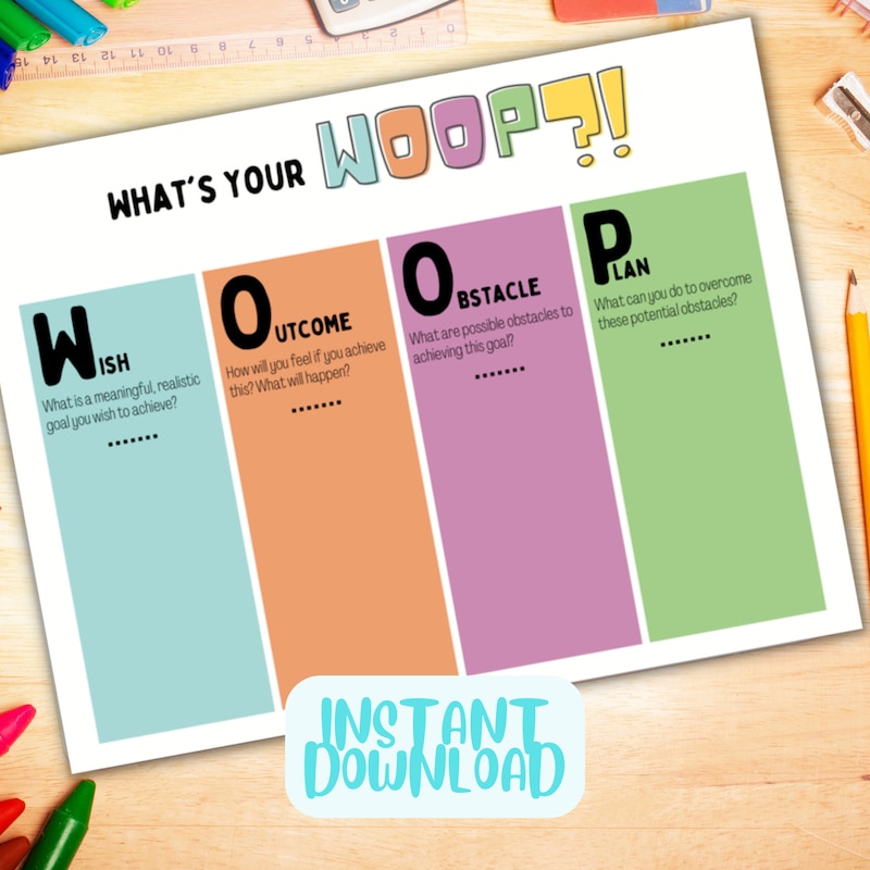 Social Work Goal Template - Etsy