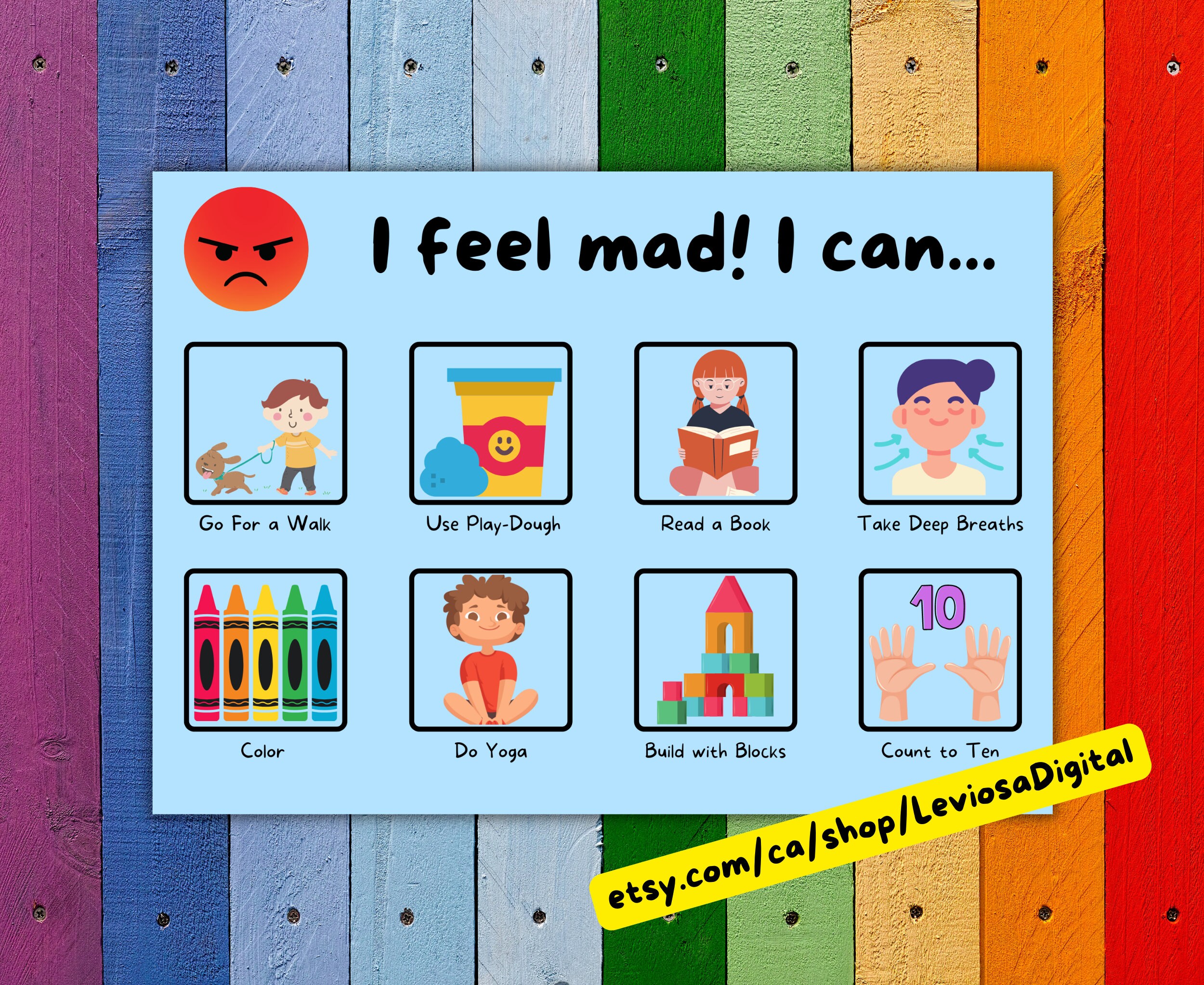 Emotion Cards for Toddlers and Young Kids, Visual Parenting Tool, Child ...