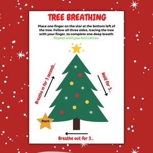 Christmas Tree Breathing Exercise, Mindfulness for Kids, Parenting ...