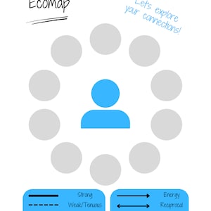 Therapy Worksheets 3 Ecomaps - Download - Social Connections - Therapy ...