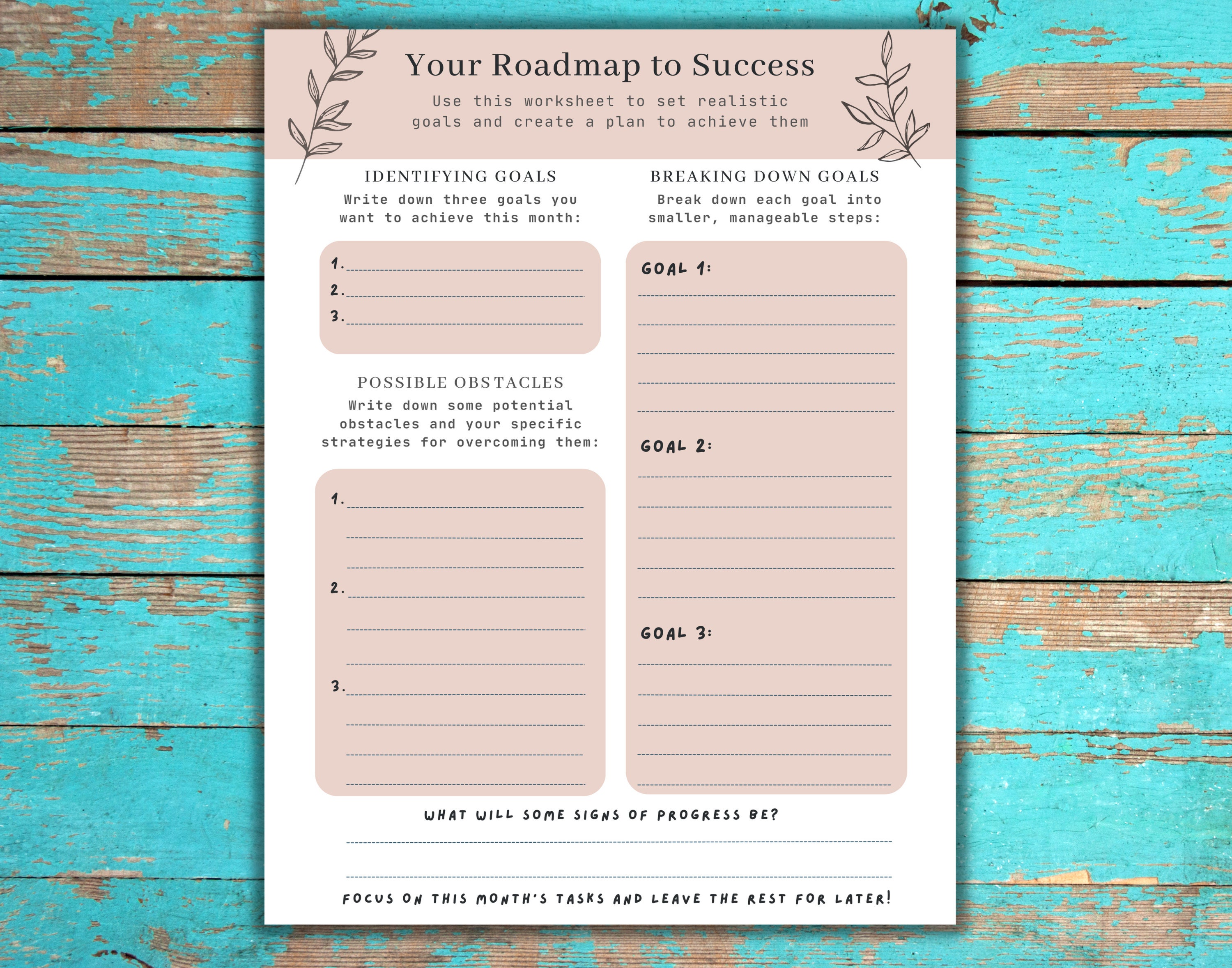 Goals Therapy Worksheet, Therapy Tool, Goals Therapy, School ...