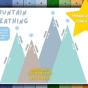 Emotion Learning and Breathing Exercise Cards for Kids, Parenting Tools ...