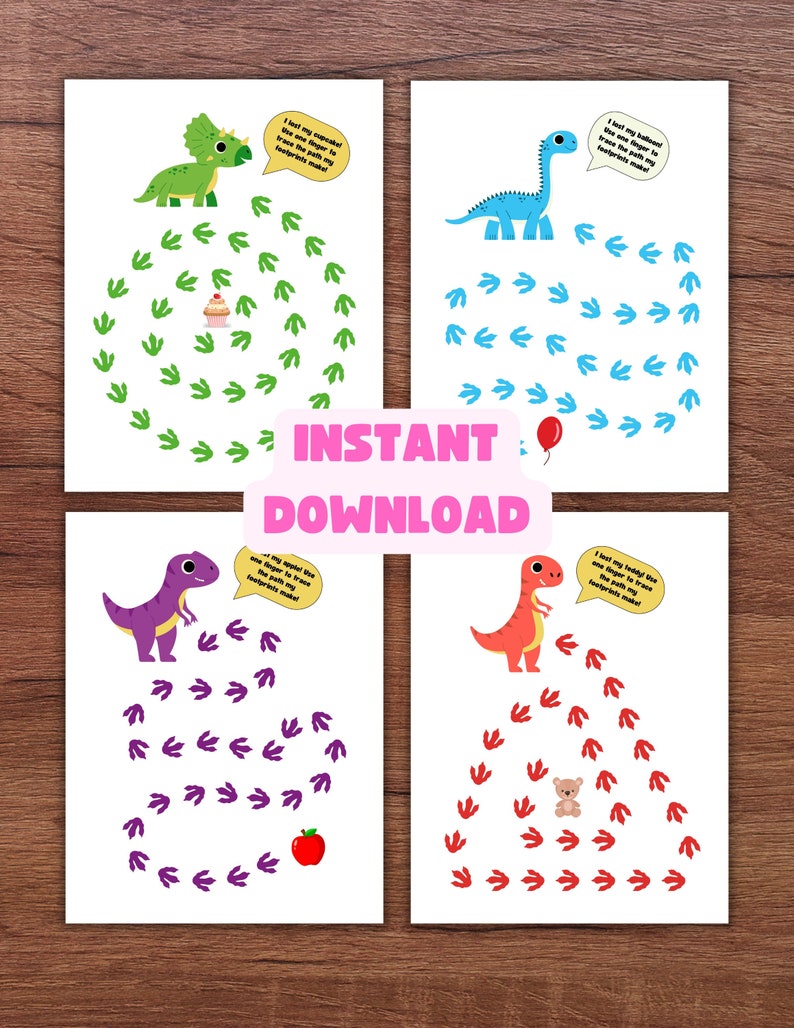 Toddler Finger Tracing Activity Pages - Instant Download - Young ...
