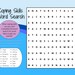 Coping Skills Word Search, Coping Tools, Therapy Tools, Counselling ...