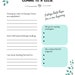 Therapy Termination Worksheet, Instant Download, Counselling Template ...