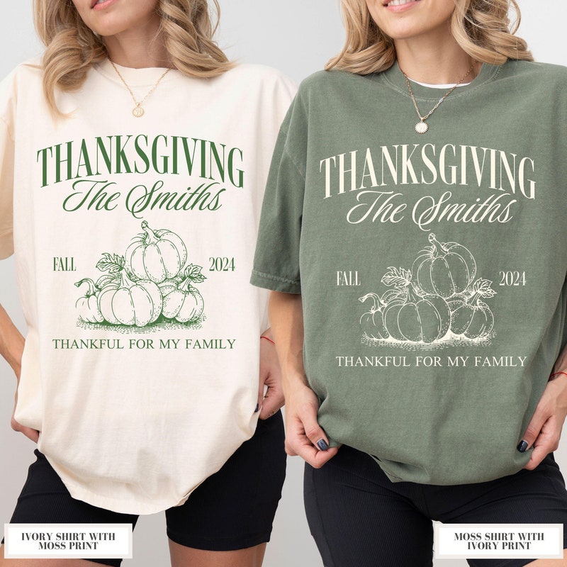 Family Thanksgiving Shirts - Etsy