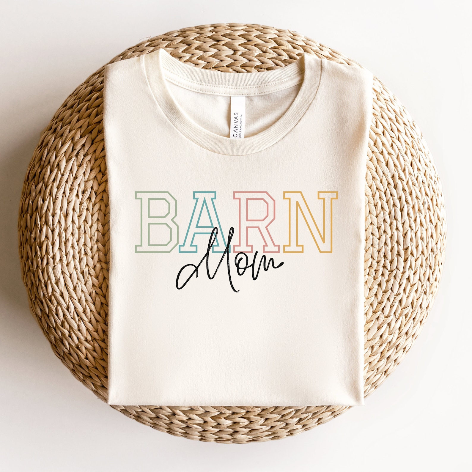 Barn Mom Shirt, Equestrian Mom T-shirt, Retro Mom Shirt, Horse Show Mom ...