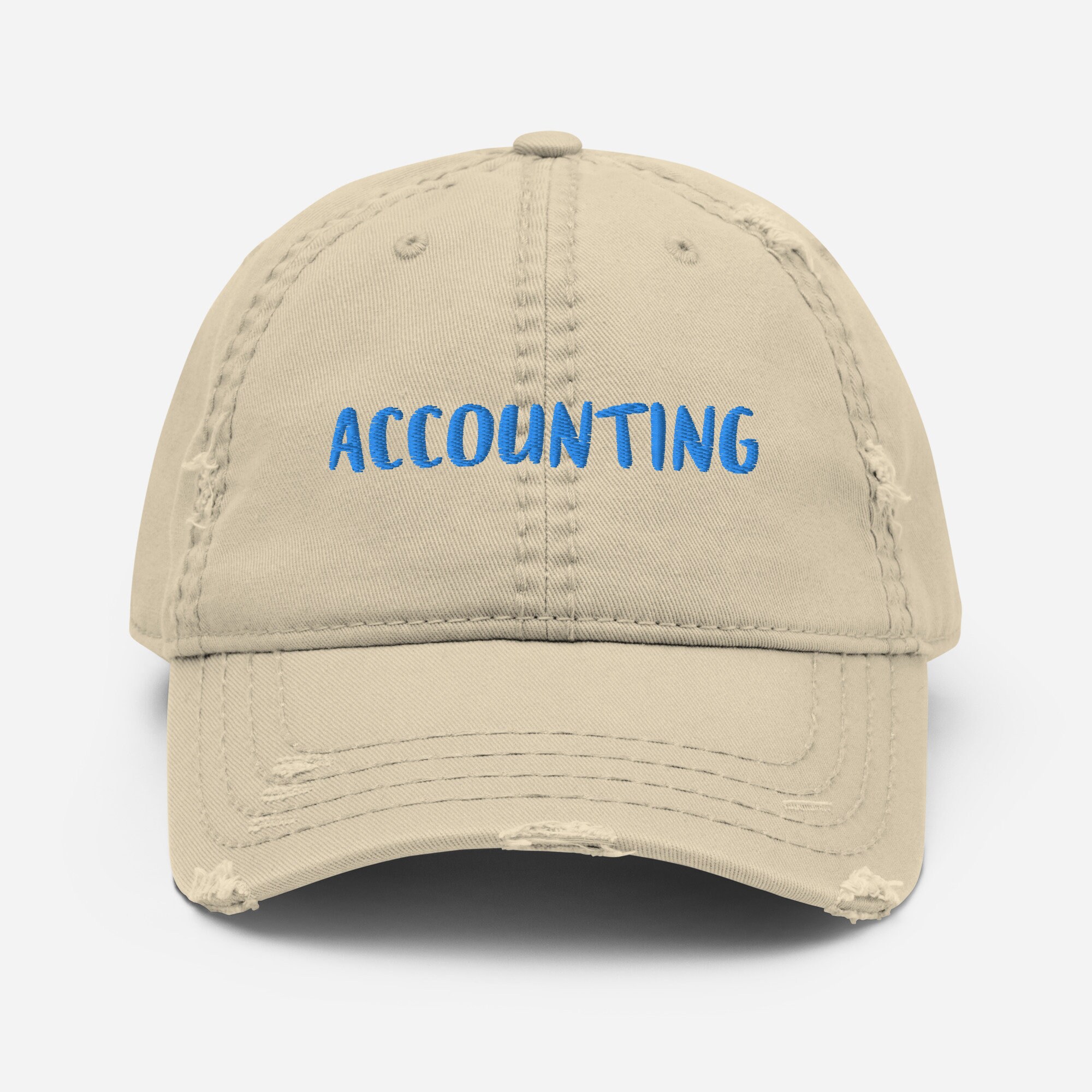 Accounting Hat , Accounting Printed on Hat , Distressed Hat, Gift for ...