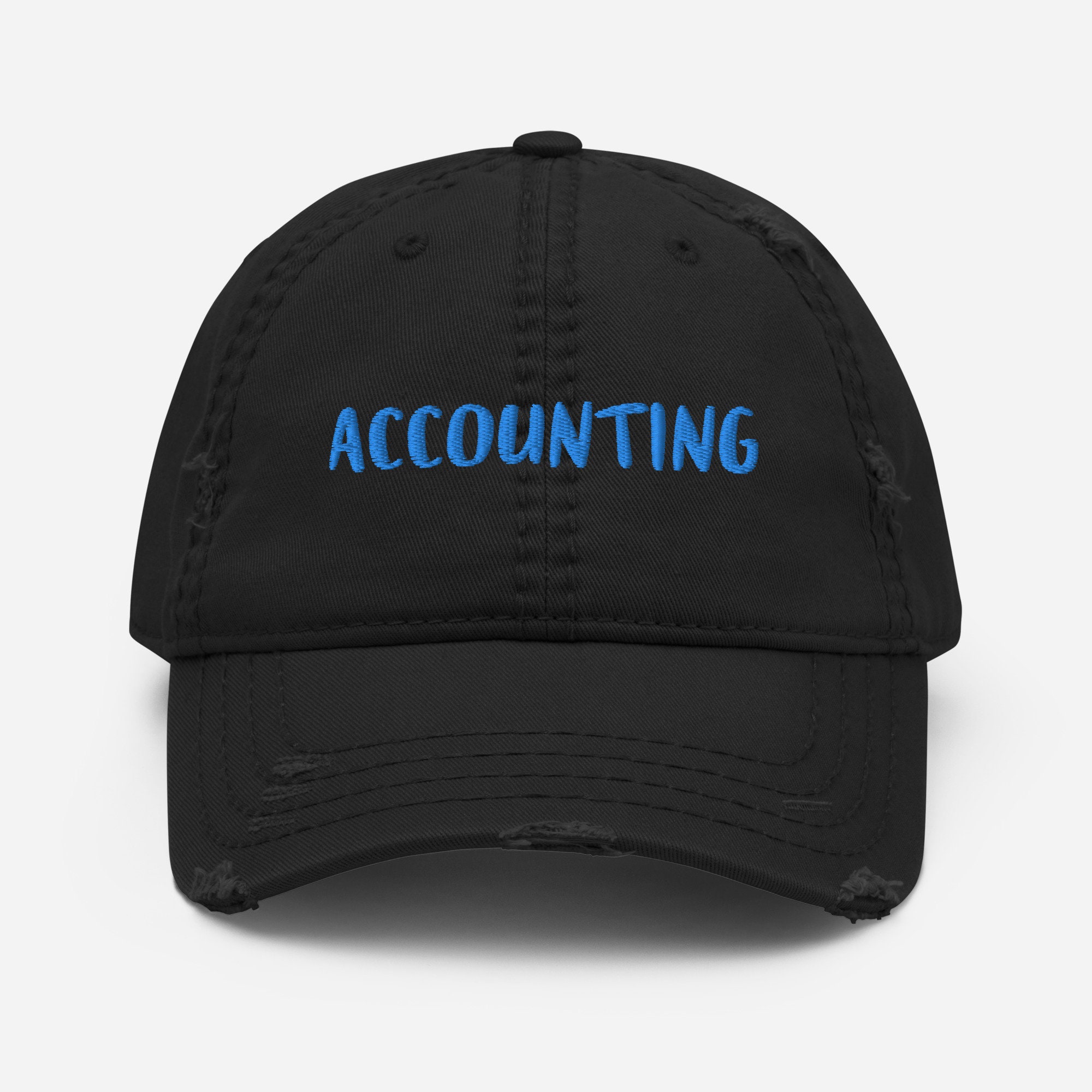 Accounting Hat , Accounting Printed on Hat , Distressed Hat, Gift for ...