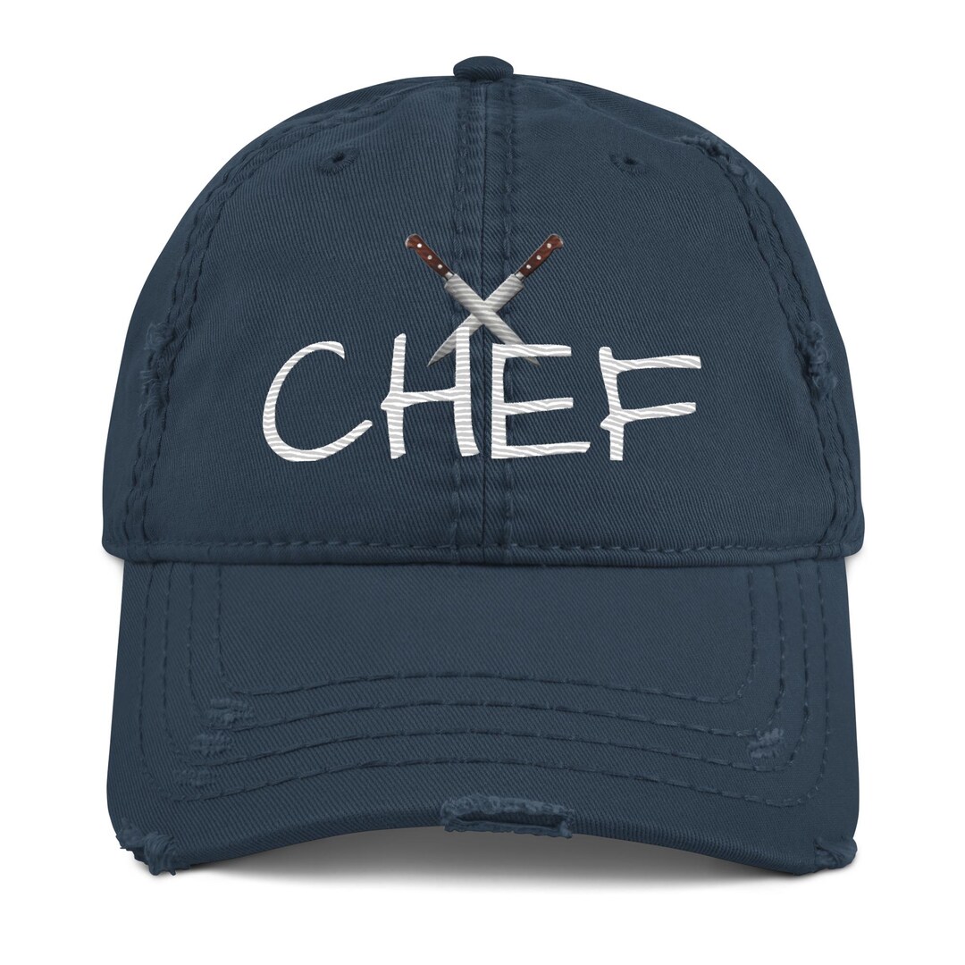 Chef Distressed Hat , BBQ Hat , Chef Hat, Cooking Hat, Kitchen Hat - Etsy