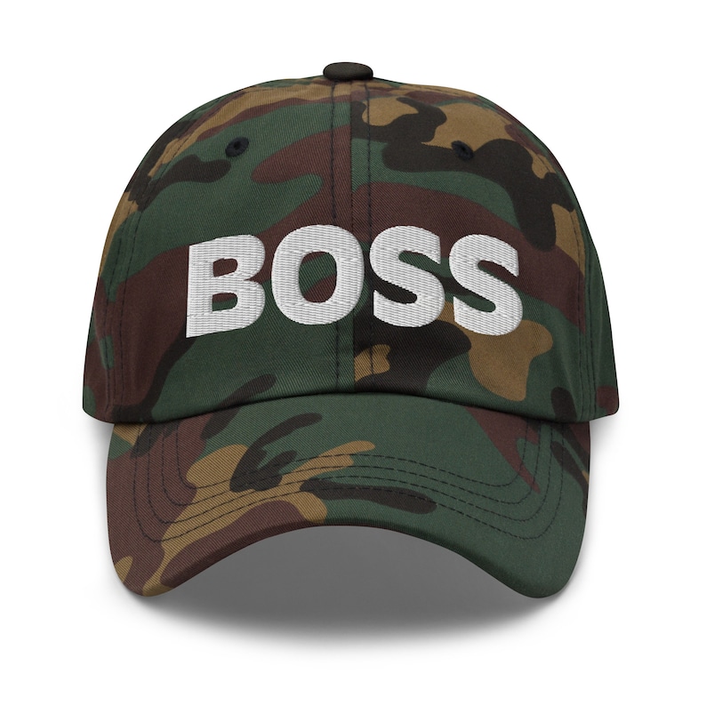Boss Dad Hat , Simply Stated Hat That Says Boss. Who's in Charge ...