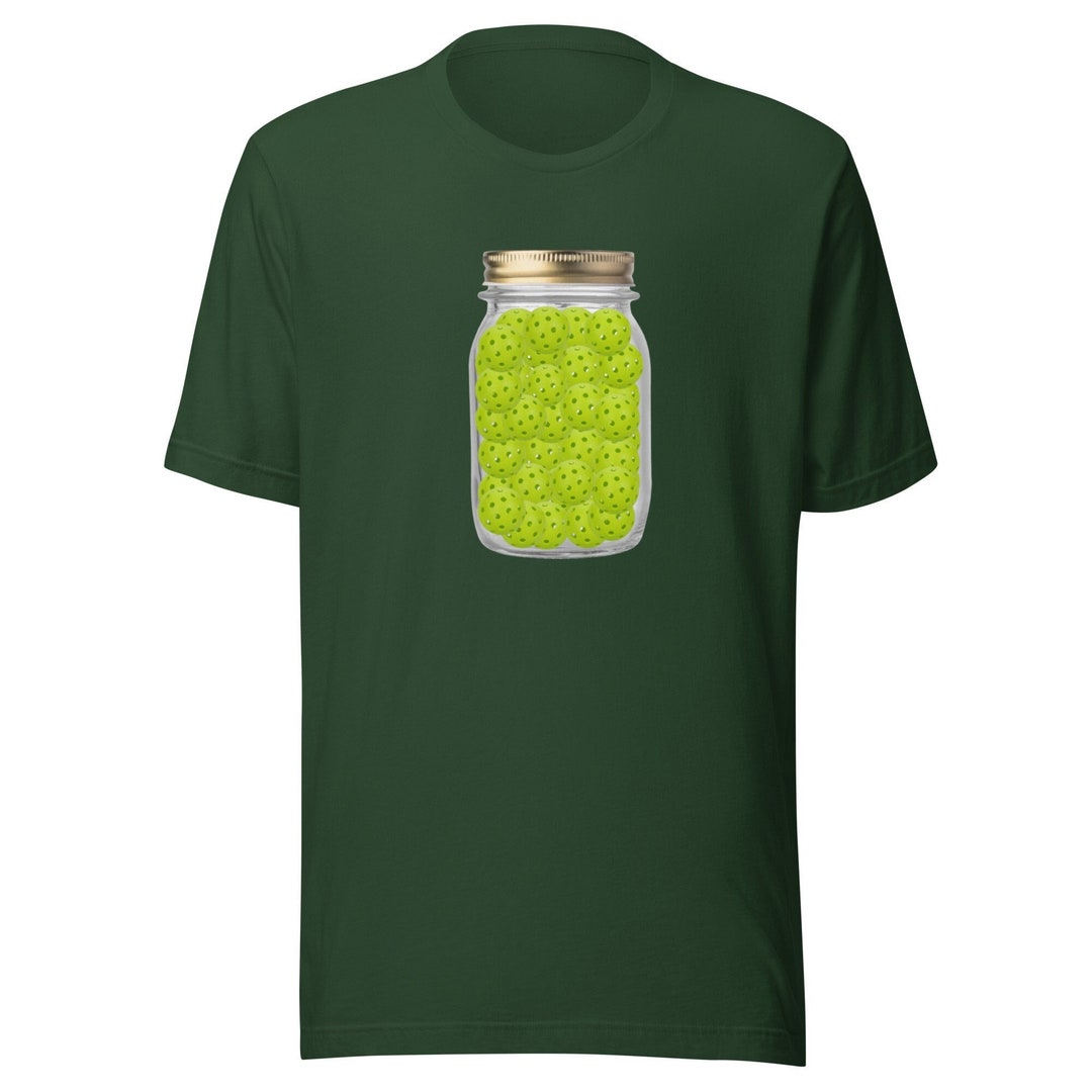 Jar of Pickleballs T-shirt , Gift for Pickleballer, Fun T-shirt for Him ...
