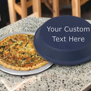 Custom Laser Engraved Pie Pan, 9" Aluminum Pie Pan With Engraved Lid ...