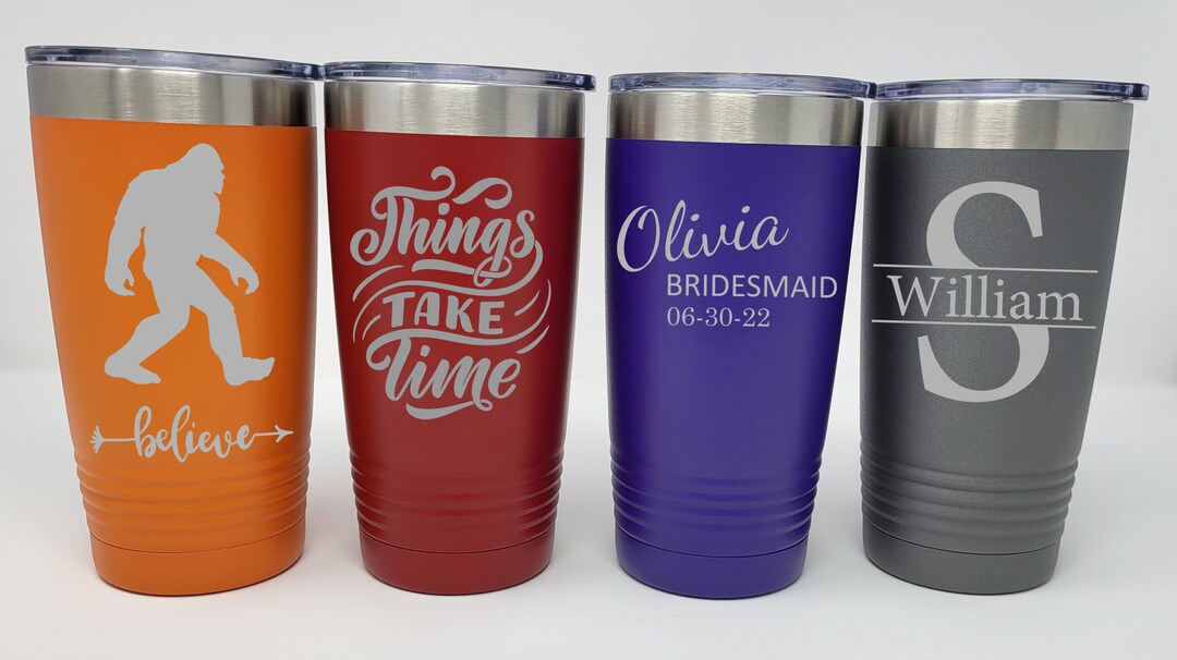20 Oz Laser Engraved Tumbler 20 Oz Personalized Tumbler Etsy