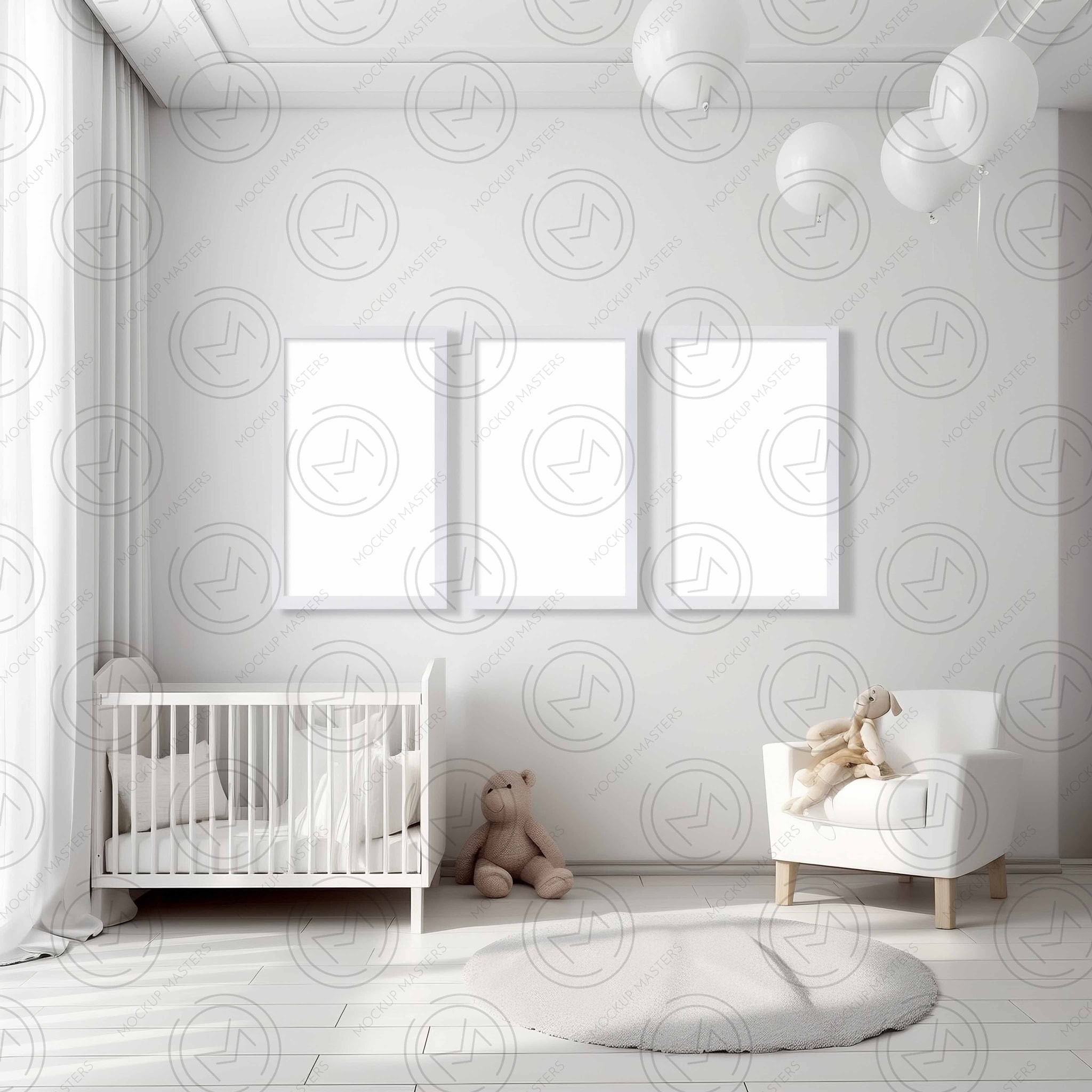 9 Nursery Mockup Frames Bundle S1 PSD Nursery Frames - Etsy