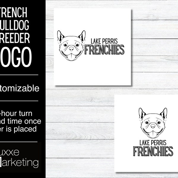 French Bulldog Logo - Etsy