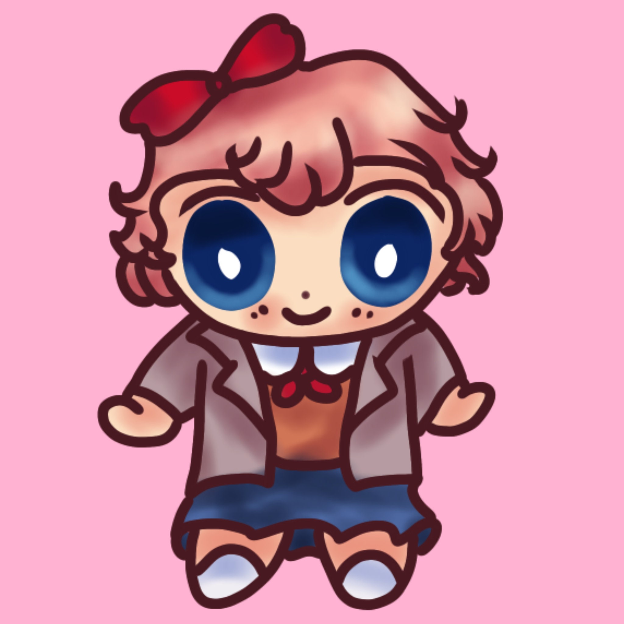 Doki Doki Literature Club Mini Sticker Sheet! Cute Characters You'll ...
