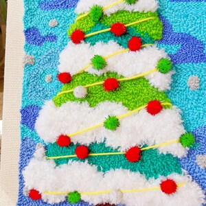 Christmas Tree Punch Needle Pattern, PDF Pattern, Punch Needling, Art ...