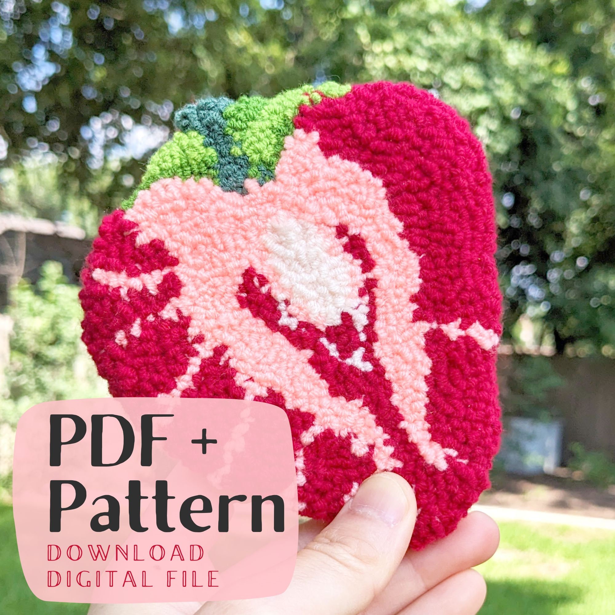 Punch Needle Pattern PDF Pattern Fruit Art Punch Needling - Etsy Canada