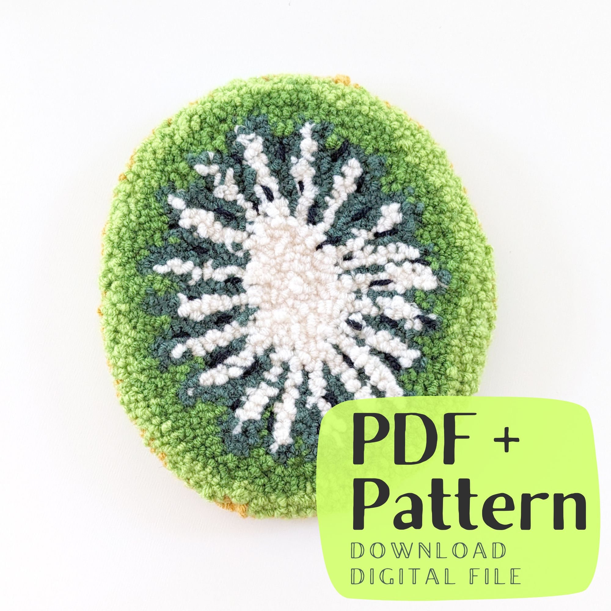 Punch Needle Pattern PDF Pattern Fruit Art Punch Needling - Etsy