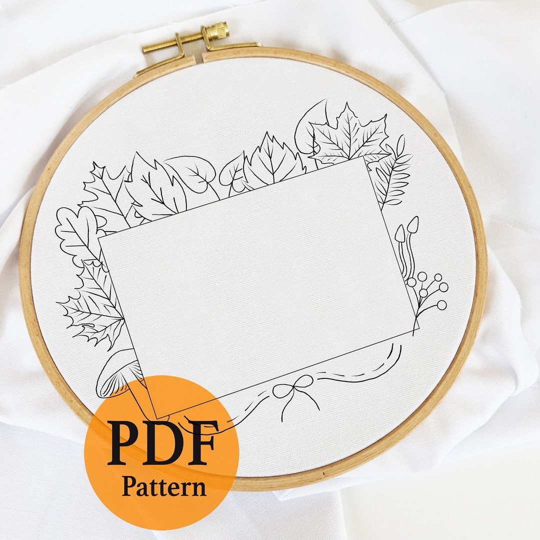 Hand Embroidery Pattern / Memorial Gifts for Loss / Photo Frame / for ...
