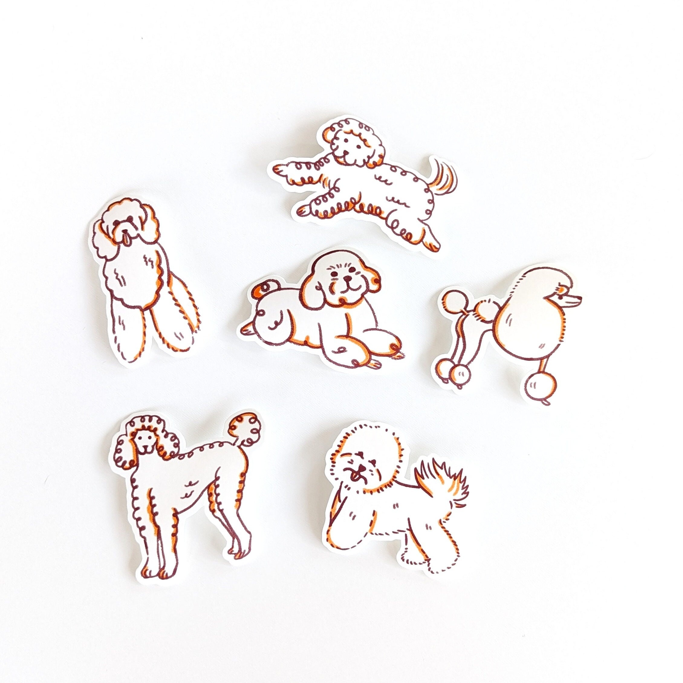 Dog Sticker, Die Cut Pet Sticker, Cute Stationery, Planner Stickers ...